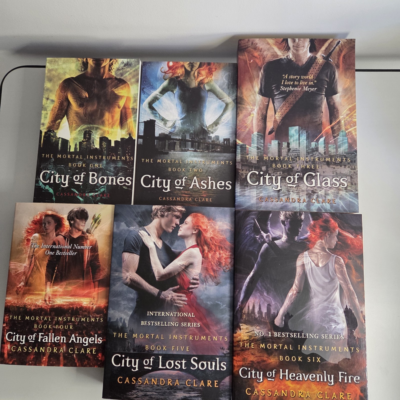 The Mortal Instruments Books 1-6 by Cassandra Clare Novels City of ...