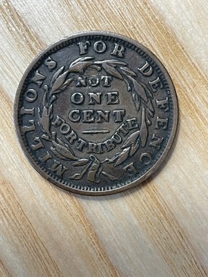 1837 Hard Times Token Phoenix rising from Flames. Not one cent for ...