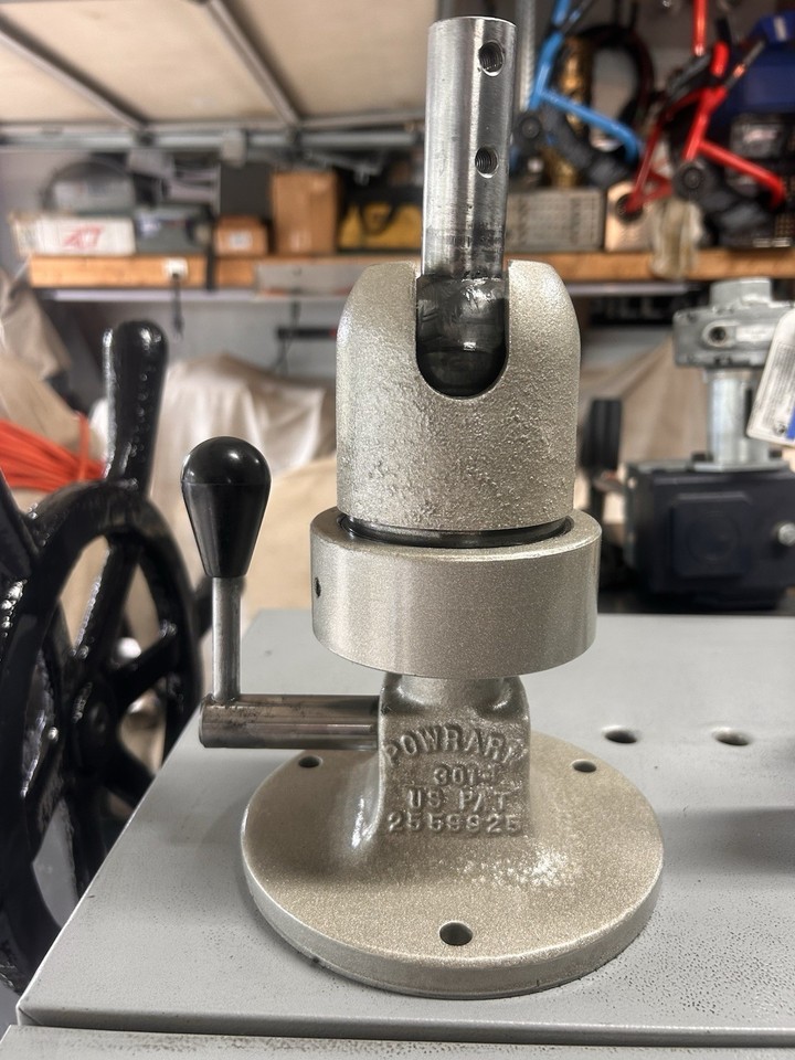 Vintage Wilton Vise POWER ARM Mount Base Bullet Baby Articulating ...