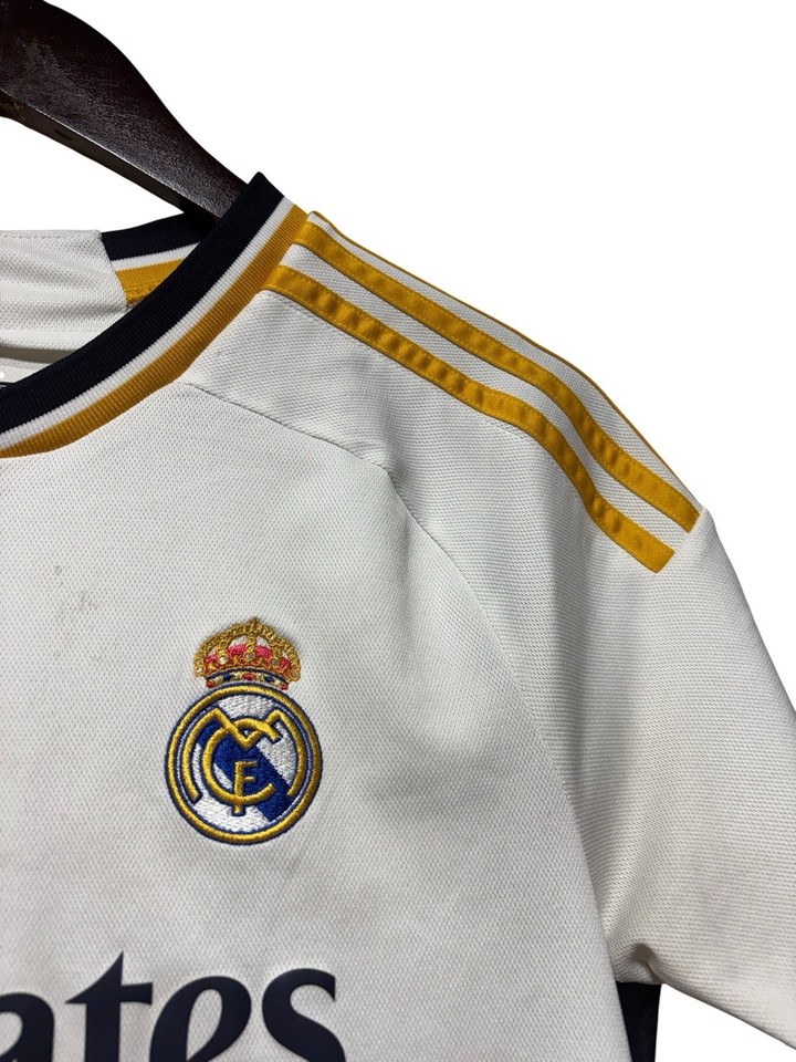 Real Madrid 23/24 Home Adidas Aeroready Authentic Soccer Jersey Size S ...