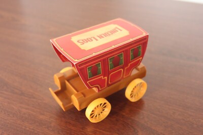 Paper Stage Coach Wagon Complete Carriage for Lincoln Logs Collections ...