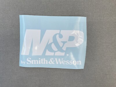 M & P BY SMITH & WESSON LOGO GUN DECAL For Cars, Safes Customize Your ...