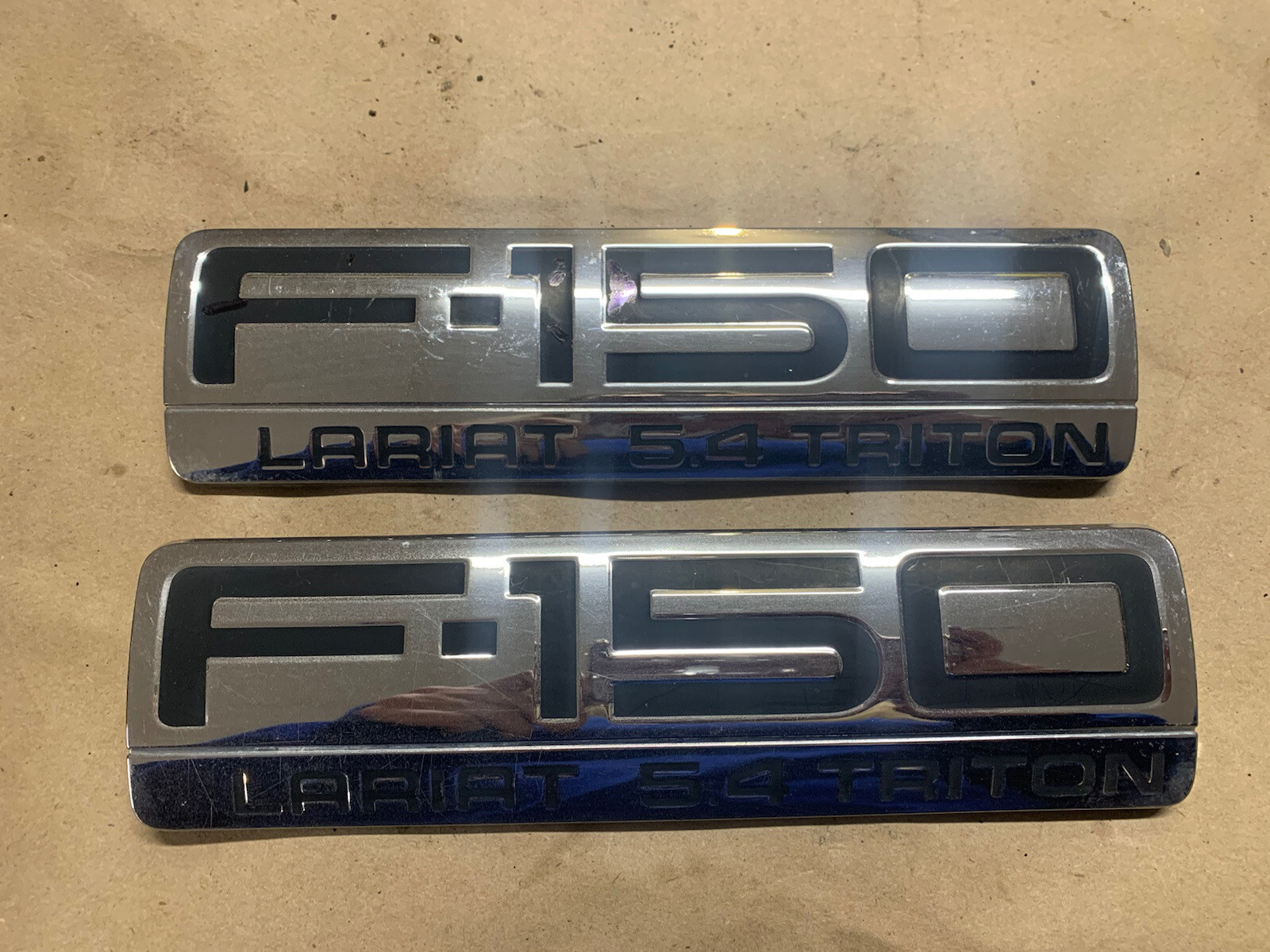 04-08 2004-2008 Ford F150 Lariat 5.4 Triton Emblems Pair | OEM ...