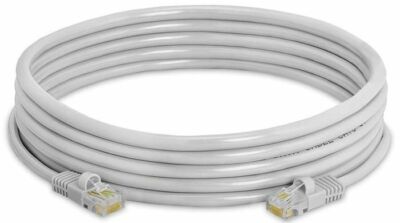 Genuine KRONE 3m Network Cable GRAY Ethernet CAT6 UTP LAN Patch Cord ...