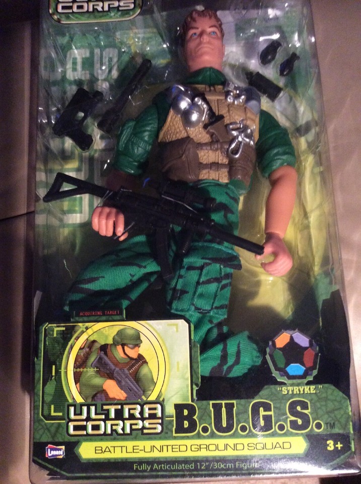 Ultra CORPS B.U.G.S. Battle United Ground SQUAD 12" Figure STRYKE ...