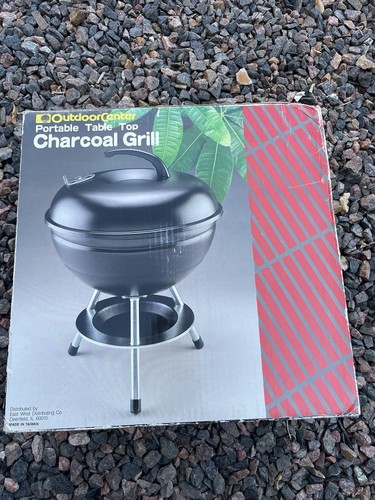 Outdoor Center Vintage Charcoal Mini Grill 14” Round | eBay