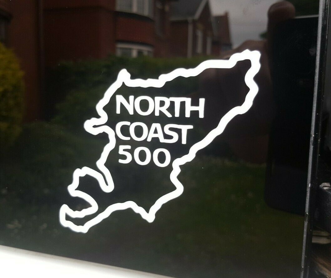 North Coast 500 NC 500 NC500 Route Travel Road Trip Vinyl Sticker Decal ...