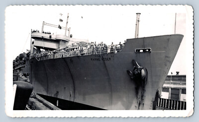 Navy USNS Marine Adder Vintage Photo SS Transcolorado T-AP–193 Troop ...