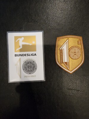 Bundesliga Bayern Munich Champions patch Set 2021/22 Deutscher Meister ...