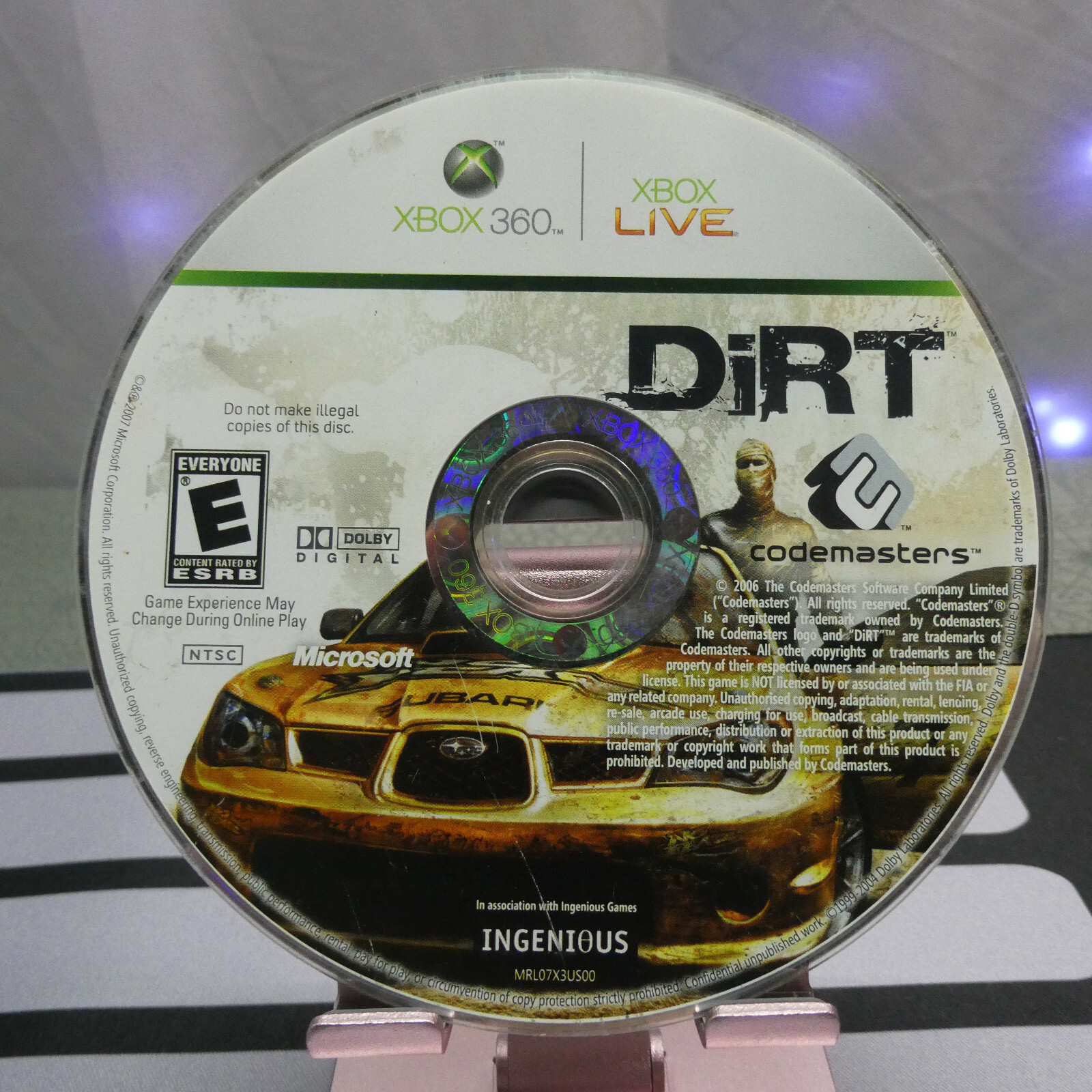 Microsoft Xbox 360 - DiRT Microsoft Xbox 360 DISK ONLY | eBay