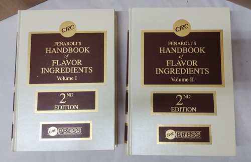 FENAROLI'S HANDBOOK OF FLAVOR INGREDIENTS, 2 volumes- 2nd Edition- Mint ...