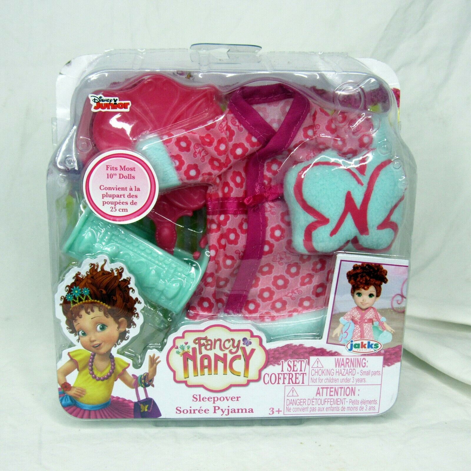 Fancy Nancy Disney Junior Flower Butterfly Sleepover Pajama Set For 10 ...