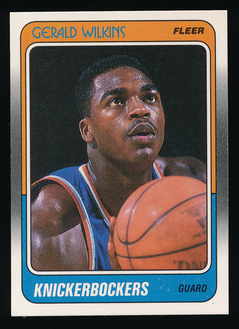 1988-89 Fleer #84 Gerald Wilkins - New York Knicks NM/MT+ (A01A) | eBay