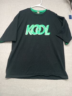 KOOL Cigarette T-shirt Men's Size XL Belton Tough Tee Tag Black Green ...