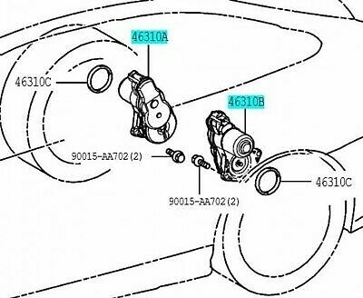 NEW OEM TOYOTA 46310-33010 Parking Brake Actuator ASSY RH/LH Genuine ...