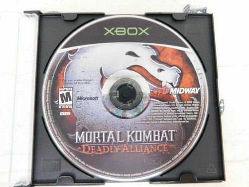 Mortal Kombat Deadly Alliance (Microsoft Xbox) Disc-Only Cleaned and ...