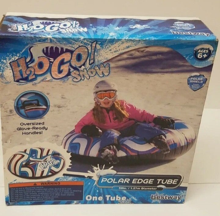 Snow Sled Bestway H20 Go! Snow Polar Edge Tube Sled Inflatable Snow Fun ...
