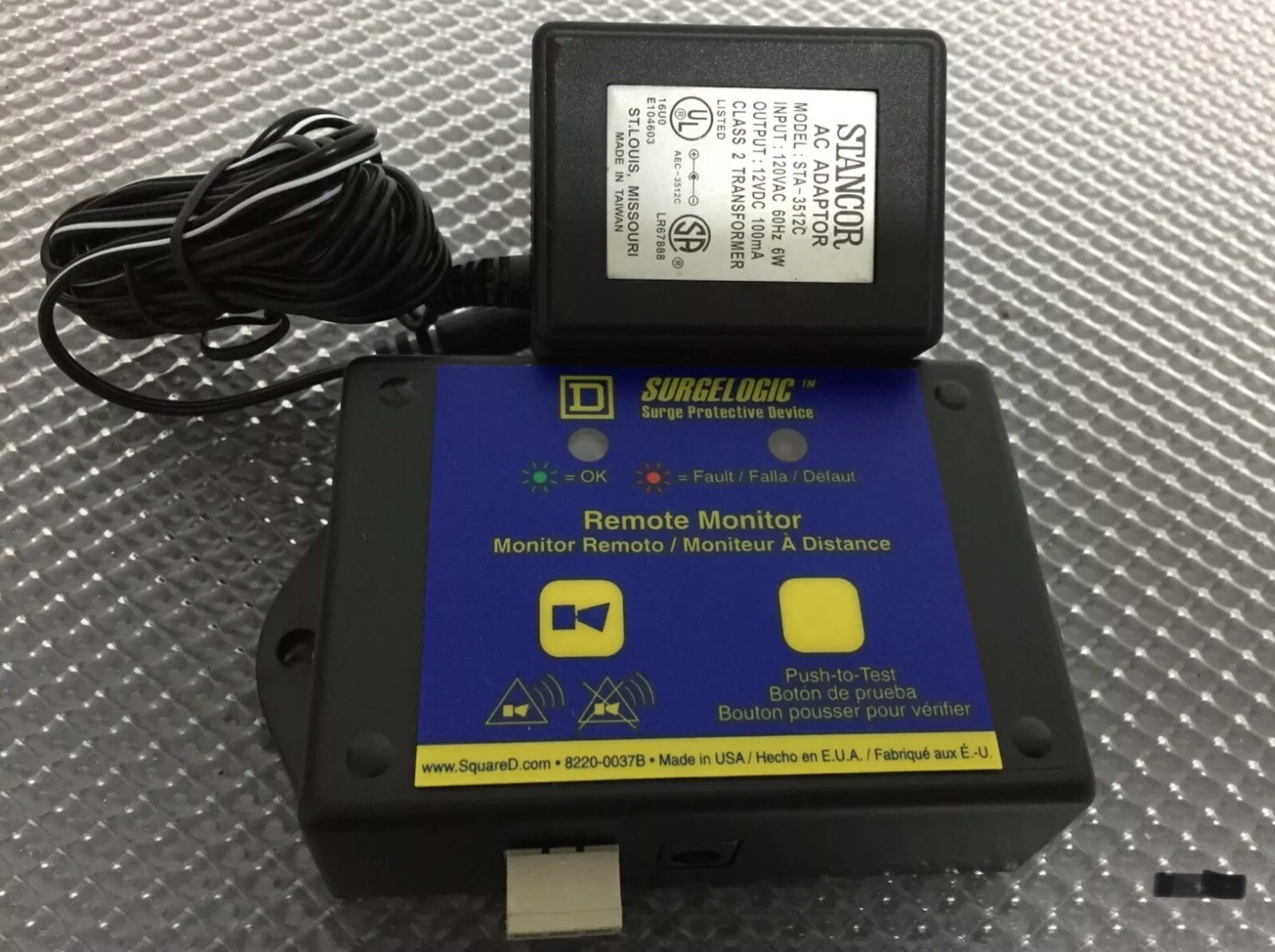 Square D TVS12RMU Surgelogic Remote Monitor for TVSS for sale online | eBay