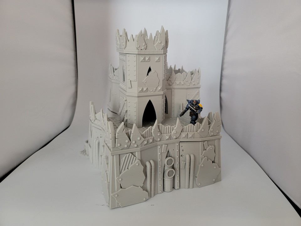 Wargame Terrain Orc Fortress RPG Scenery Board game, Fantasy, D&D ...