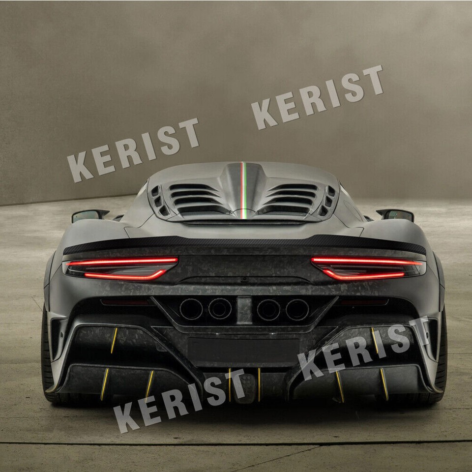 For Maserati MC20 MAN-Style 20-23 Trunk Rear Wing Ducktail Carbon Fiber ...