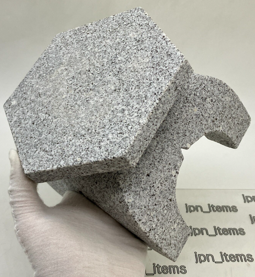 Gray Stone Lantern Yukimi Tourou Small Granite Japanese Garden Ornament ...