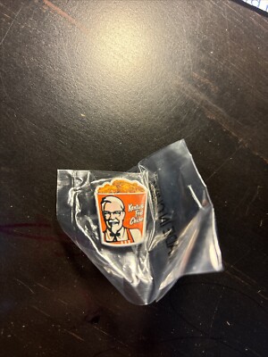 KFC Kentucky Fried Chicken Hat Lapel Pin rare Shirt Cap Bucket Colonel ...
