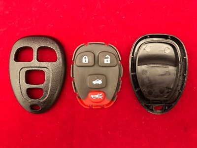 New 4 Button Remote Case Shell and Pad Replacement For GM Chevy Buick ...