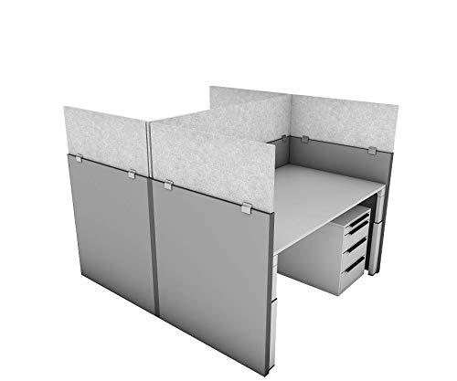 PET Cubicle Mounted Panel Desk Privacy Separator for Home and Office ...