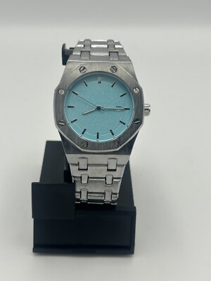 Precision Mens Watch Blue/Silver Customized | eBay