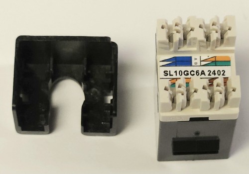 COMMSCOPE SL10G BLK 24 NETCONNECT SL10GC6A 2402 SL Series Modular JACK ...