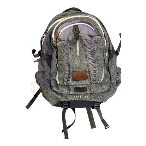 THE NORTH FACE Recon Backpack Gray Felt 16" Laptop Compartment Heavy ...