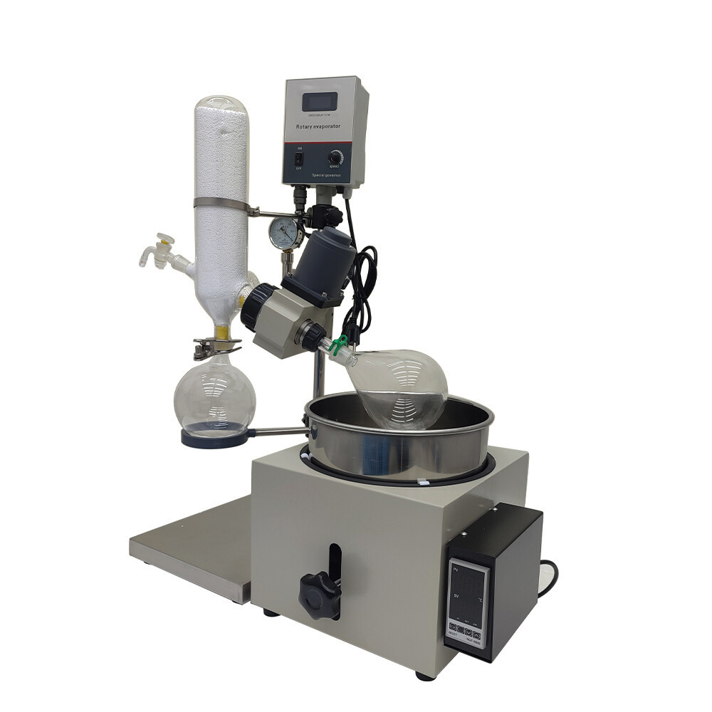 110V 2L Rotary Evaporator Rotavapor Lab Equipment with Digital Heating ...