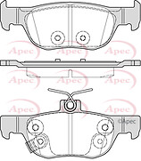 Apec PAD2355 Brake Pad Set for sale online | eBay