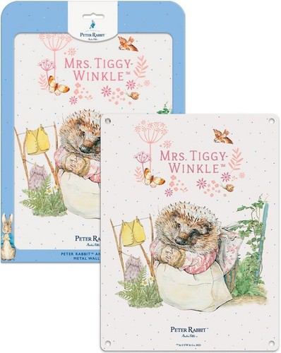 Mr Tiggy-Winkle by Beatrix Potter Licensed Steel Sign 200mm x 150mm ...