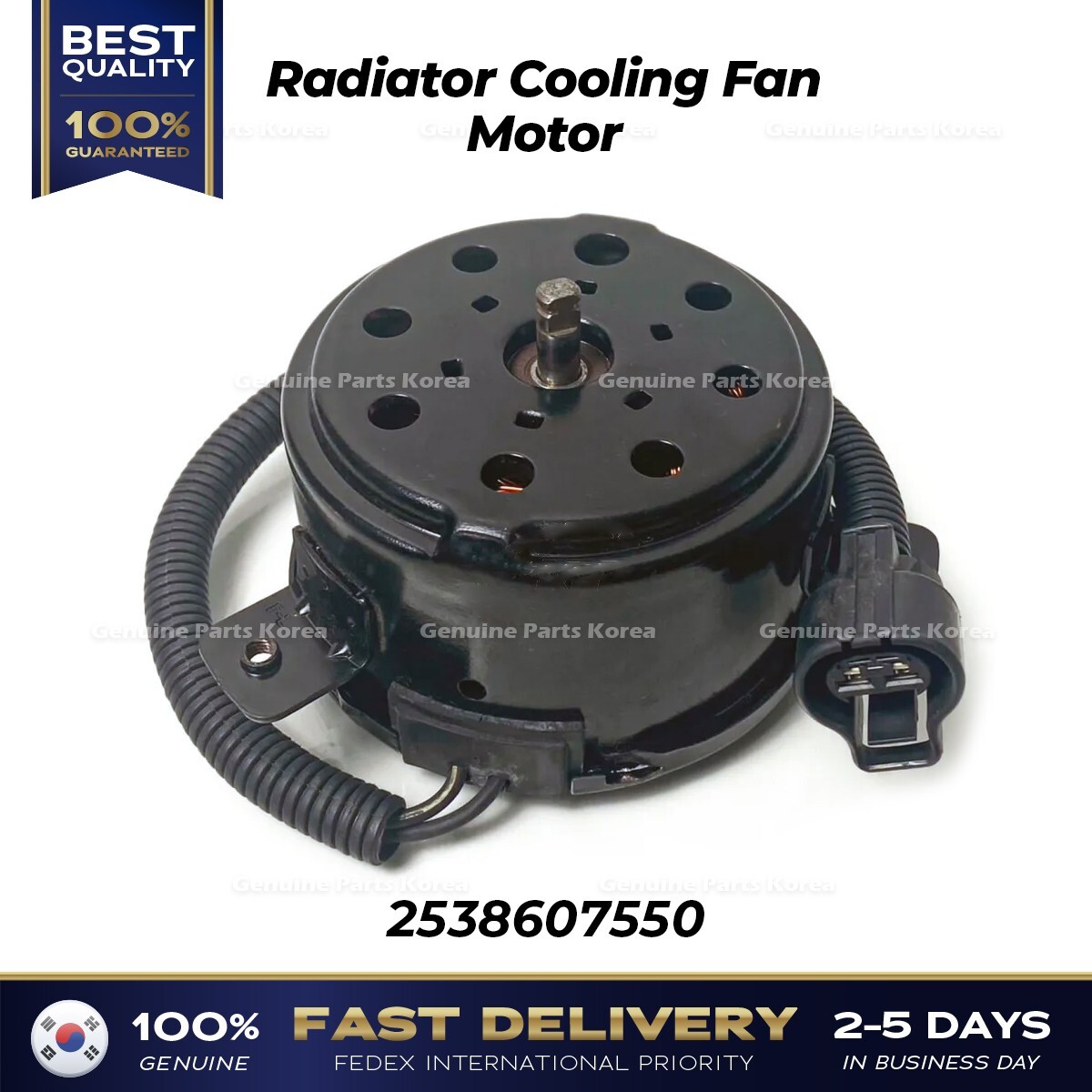 ⭐Genuine⭐ Radiator Cooling Fan Motor 2538607550 for Kia Picanto | eBay