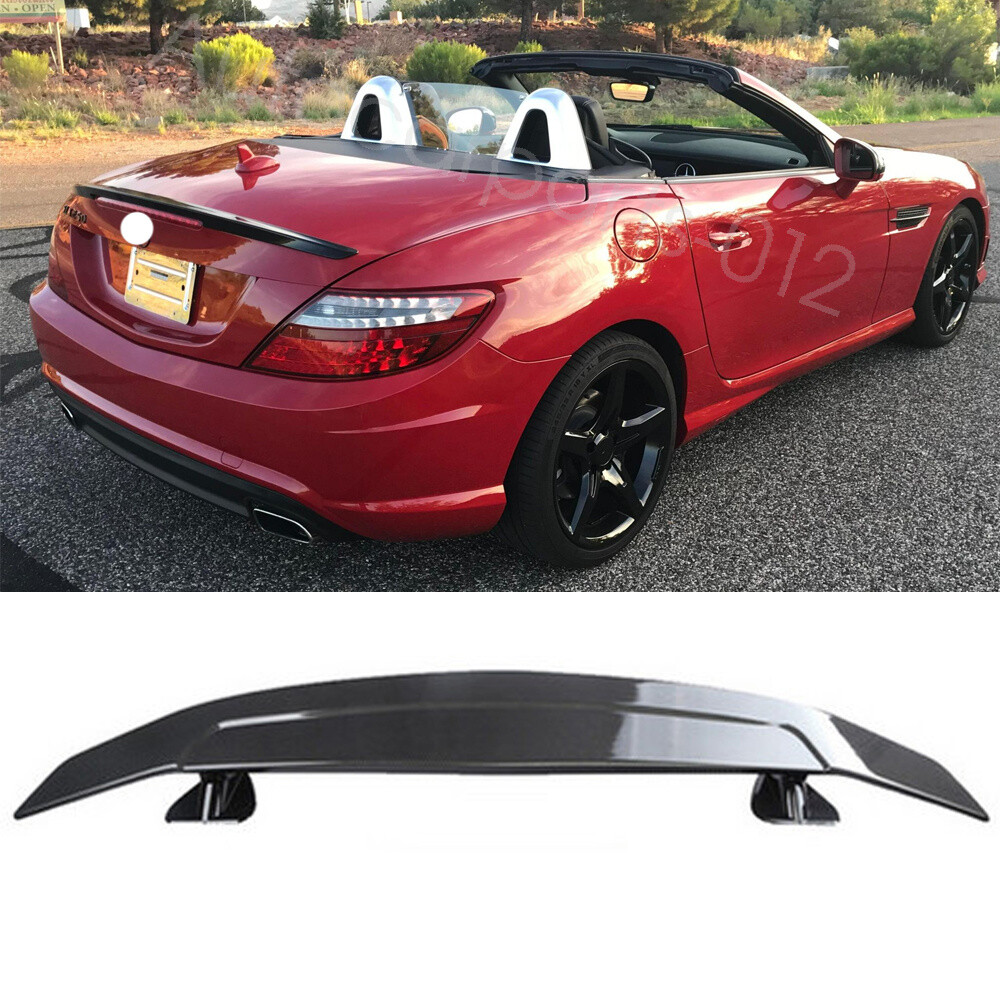 For Mercedes Benz SLK R171 05-07 Racing Rear Trunk Spoiler Wing Carbon ...