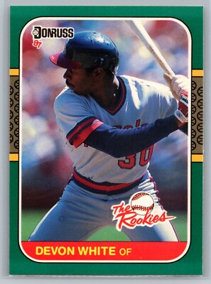 1987 Donruss the Rookies Devon White Rookie Card #8 Mint | eBay