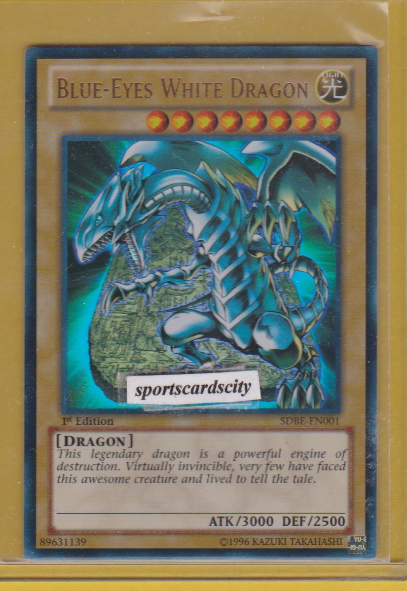BLUE-EYES WHITE DRAGON (SDBE-EN001) Ultra Rare 1st - Yu-Gi-Oh Saga of ...
