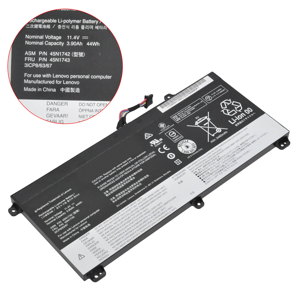 Battery for Lenovo ThinkPad T550 T550s T560 W550 W550s P50s 45N1742 ...