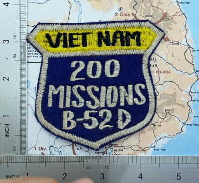 Patch , US Air Force VIETNAM 200 MISSION B-52D Patch , USAF PATCH , T8 ...
