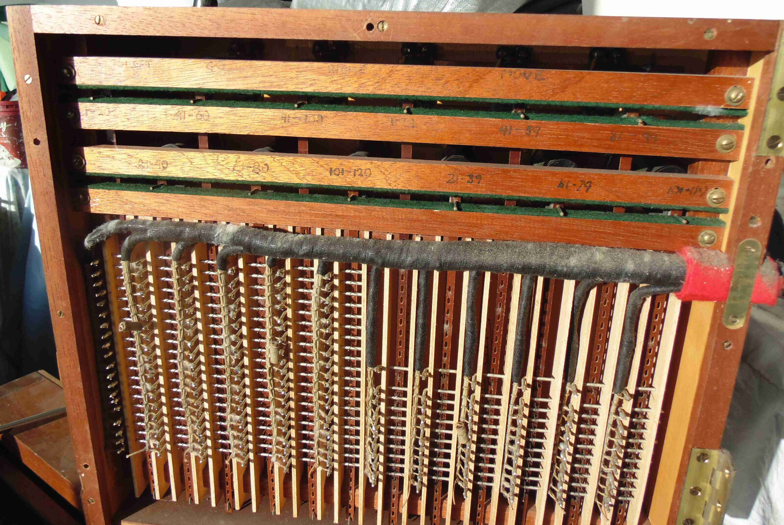 Compton pipe organ Hold and move coupler switch relay box palladium ...