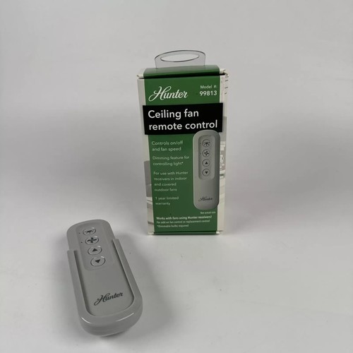 HUNTER 99813 CEILING FAN REMOTE CONTROL With Cradle | eBay