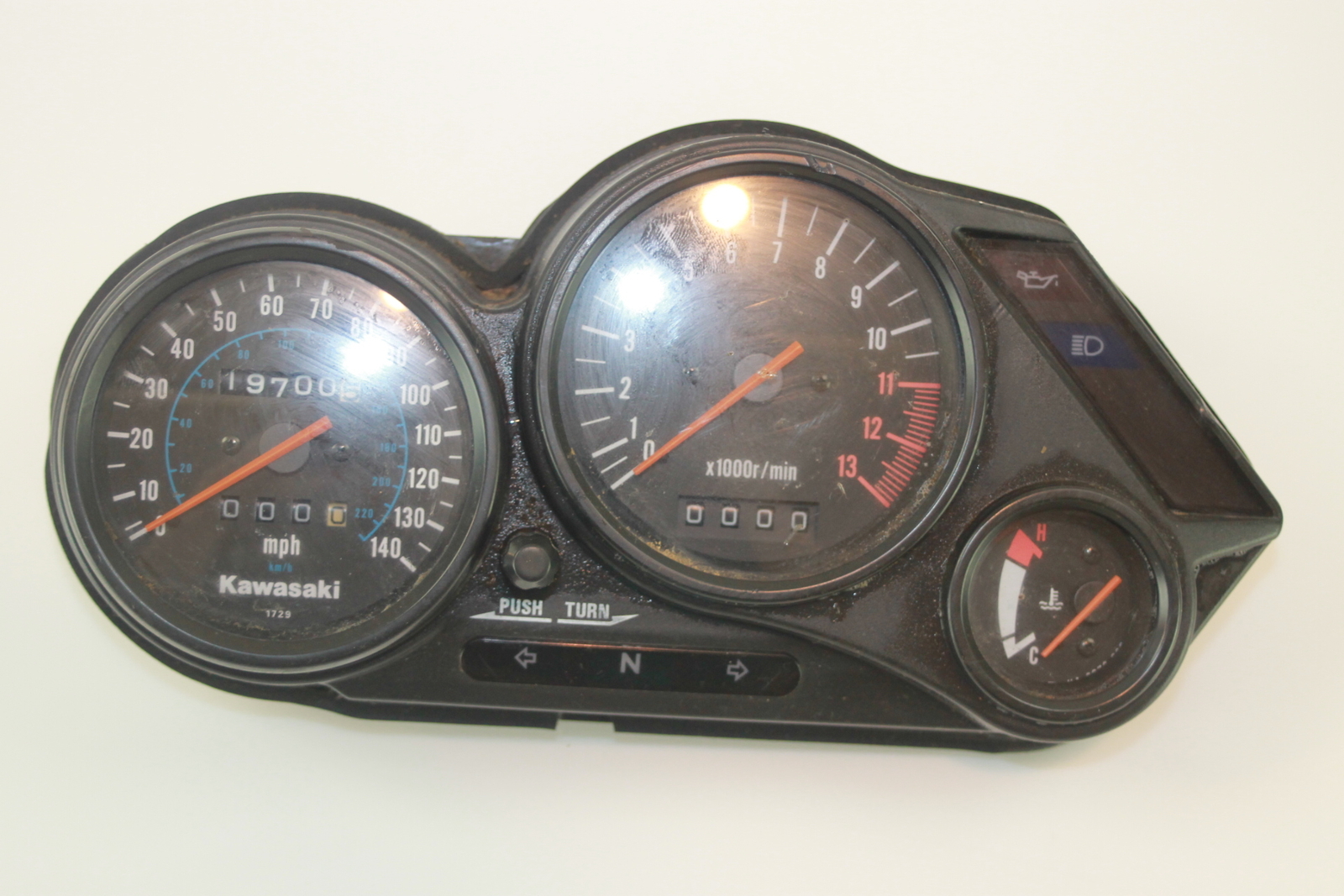 kawasaki 1995 1996 ninja 500 97-09 500r SPEEDO TACH GAUGES DISPLAY ...
