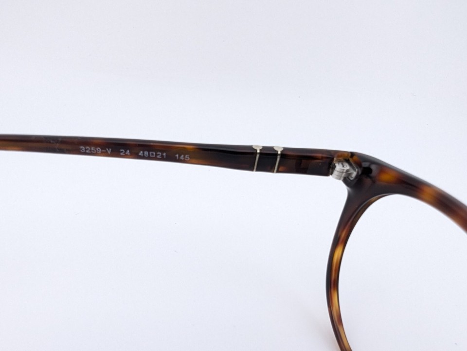 Persol Eyeglasses, Frames Only, 3259-V 24 Brown, 48-21-145, Plastic ...