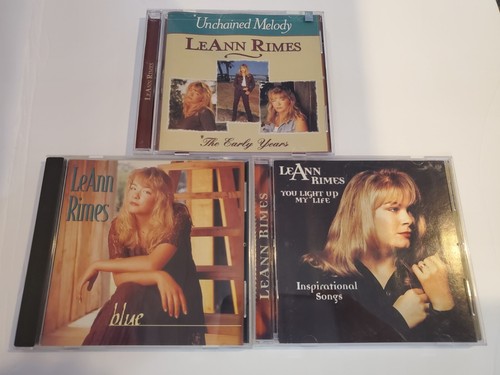 LeAnn Rimes CD Lot Blue / You Light Up My Life / Unchained Melody-The ...