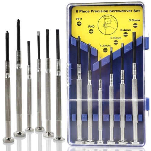 6 PCS Precision Screwdriver Sets, Eyeglass Repair Kit Screwdriver, Mini Screw... | eBay