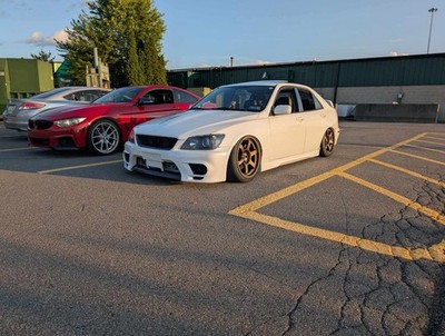 TRD V1 Style Front Bumper FRP W/ CF Center Lip Altezza / IS300 | eBay