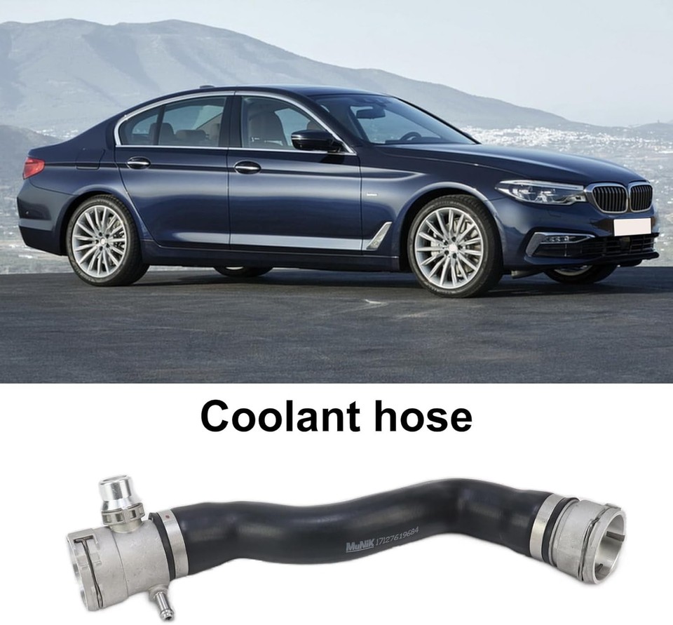 17127619684 Aluminum Fitting Radiator Coolant Hose 2012-2016 For BMW ...