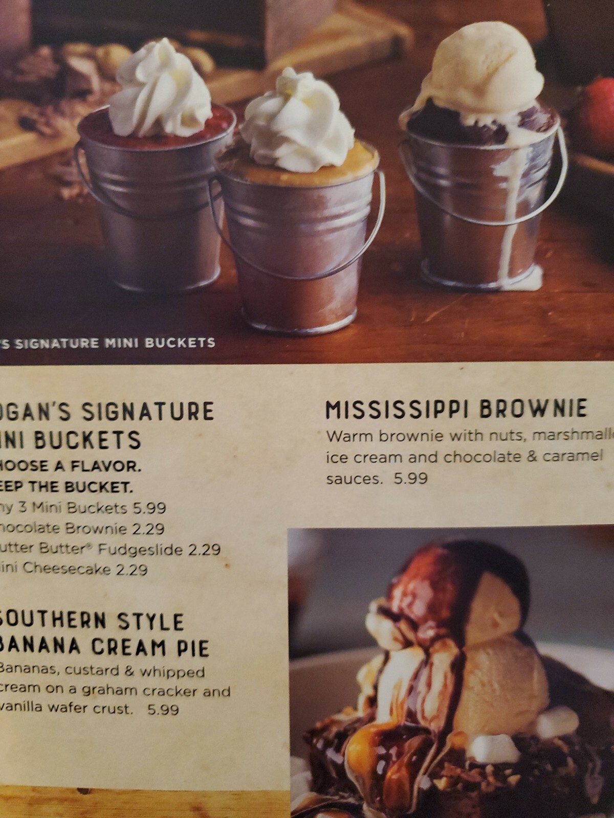2016 Logan's Roadhouse Beverage & Dessert Menu Roadhouse Teas Coronita ...