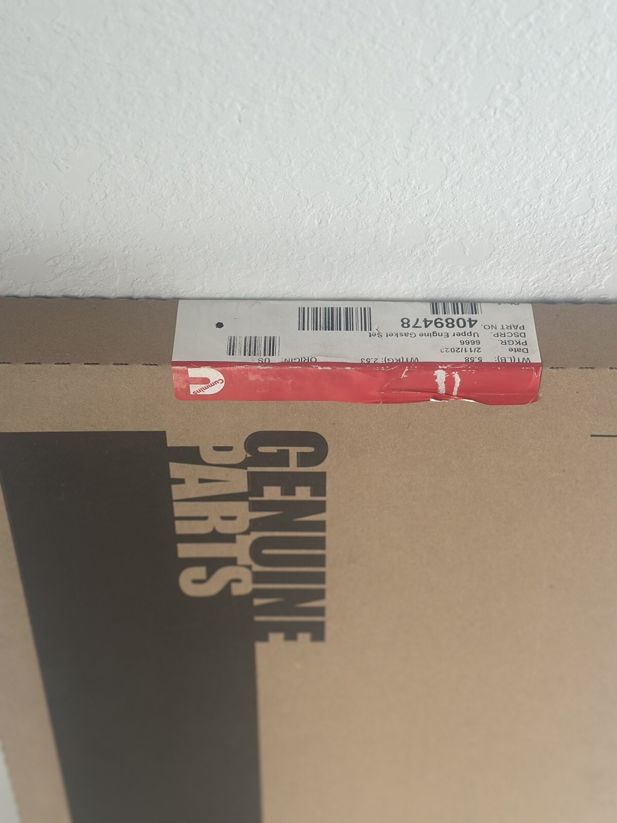 OEM Cummins ISM M11 Upper Engine Gasket Set 4089478 for sale online | eBay